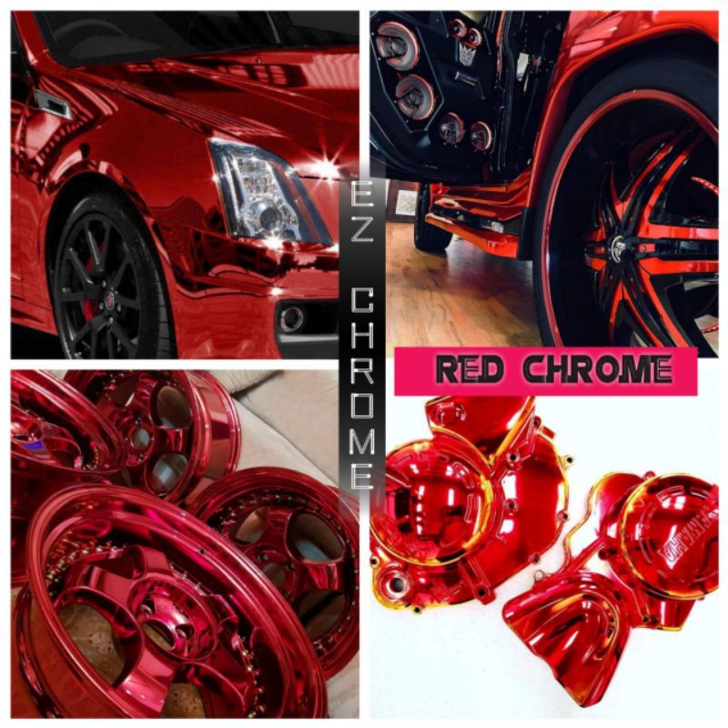 Ez Chrome Royal Red Coating Paint Car Accessories Paint Motor Magic ...