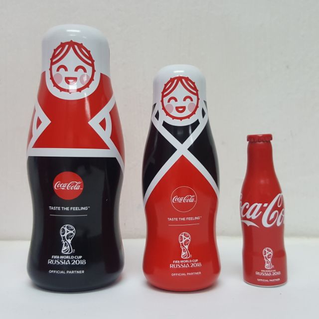 Coca Cola FIFA World Cup 2018 Matryoshka Doll Set With Macau Tetris Can ...