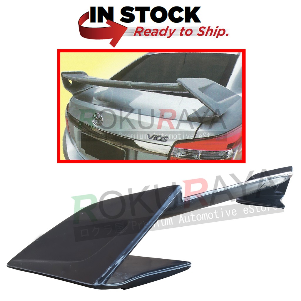 Toyota Vios 3rd Gen Fiberglass Galaxy X Style Rear Back Bonnet Trunk ...