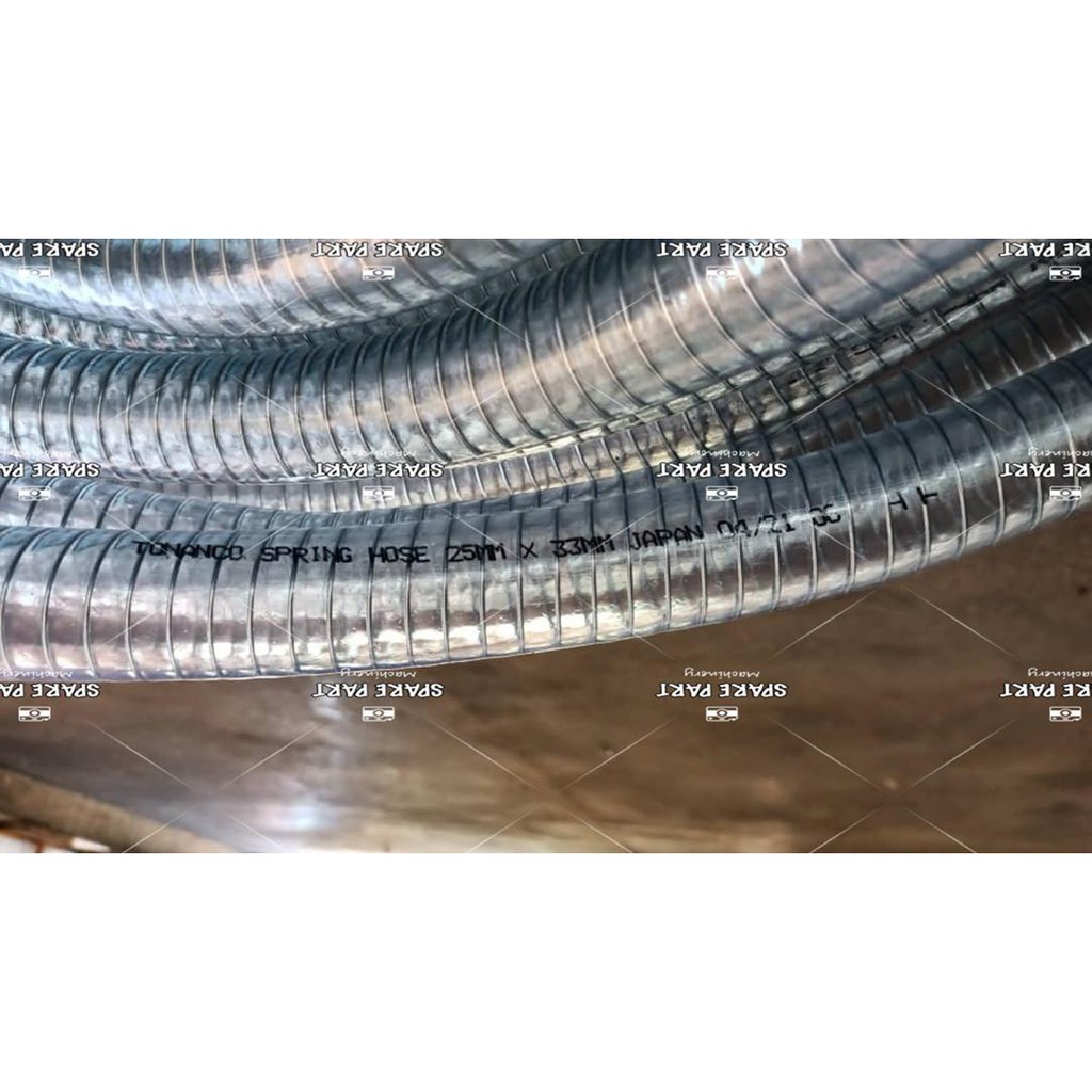 TONANCO Heavy Duty PVC Spring Hose Size 2”50MM (Price Per Meter ...