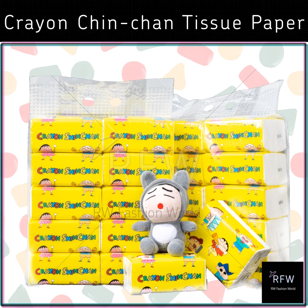 Crayon Shin-chan Tissue Paper / Crayon Shin-chan Tisu (10's per Bag ...