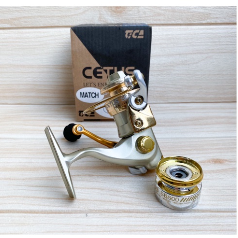 TICA CETUS SB 500 SPINNING REEL FREE 1 SET SPOOL | Shopee Malaysia