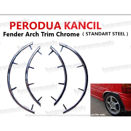 Fender Arch Trim Chrome Perodua Kancil Stainless Steel | Shopee Malaysia