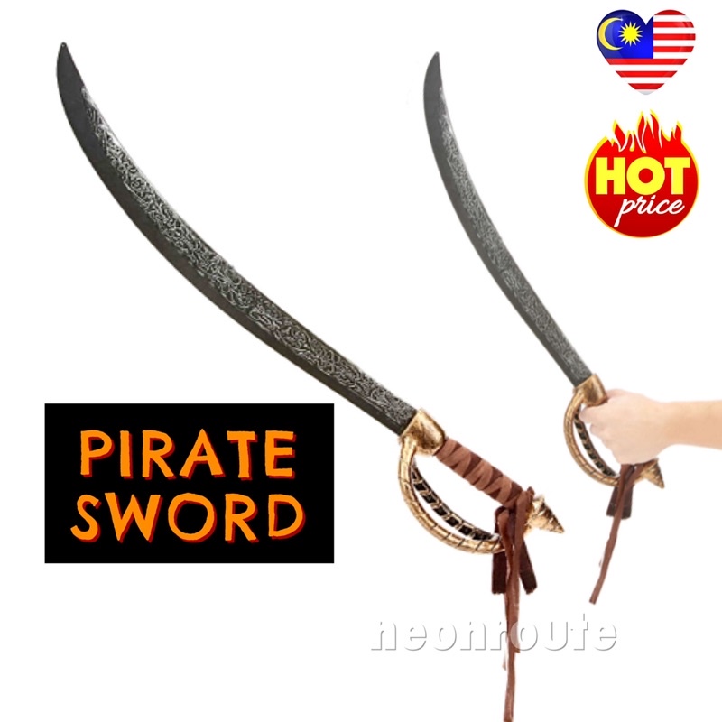 Party Pirate Toy Sword. Pirates theme prop | Shopee Malaysia