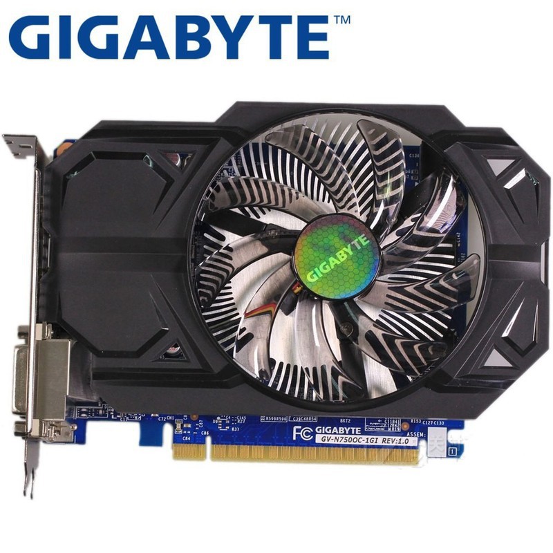 Gigabyte GtX 750ti 2gb ram 5 128biz fifa 4 gta lol bupg fight all types ...