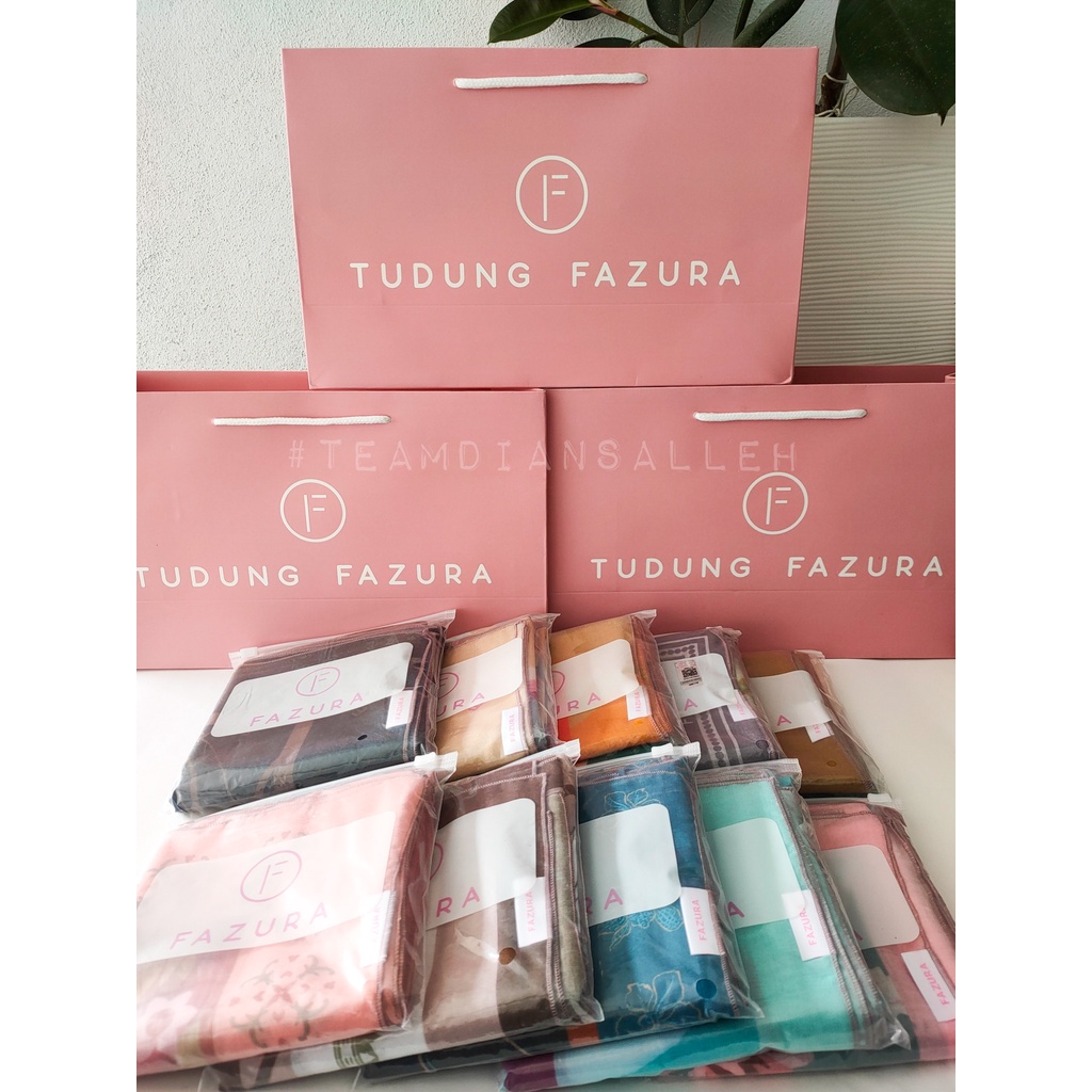 FULL SET TUDUNG FAZURA 🔥FREE paperbag TF + FREE 10 mini brooch 🔥 ...