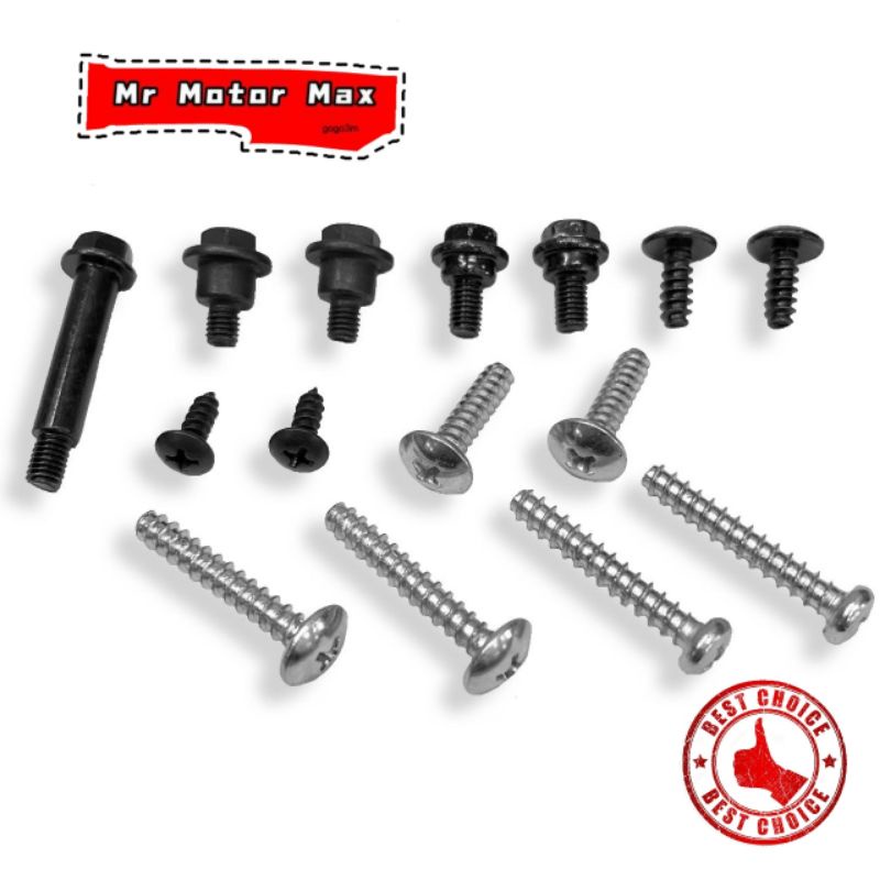 SKRU KEPALA EX5 HANDLE COVER SCREW SET | Shopee Malaysia