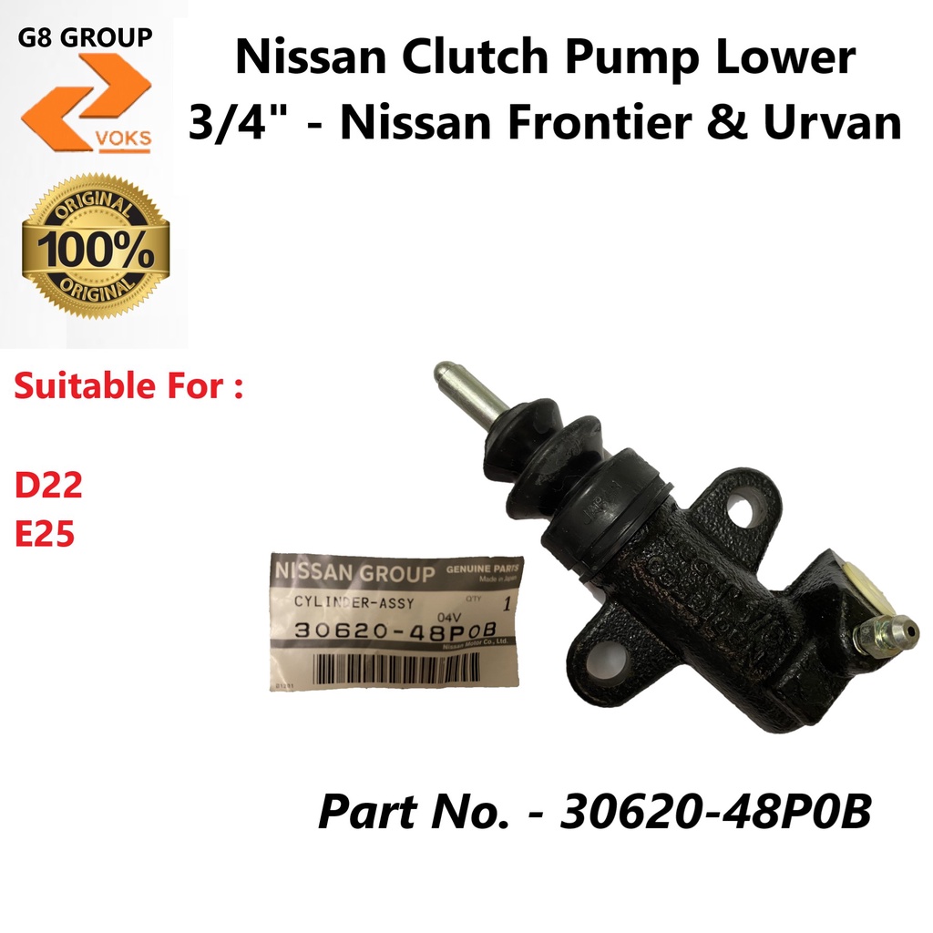 Nissan Clutch Pump Lower 3/4" - Nissan Frontier & Urvan ( 30620-48P0B ...