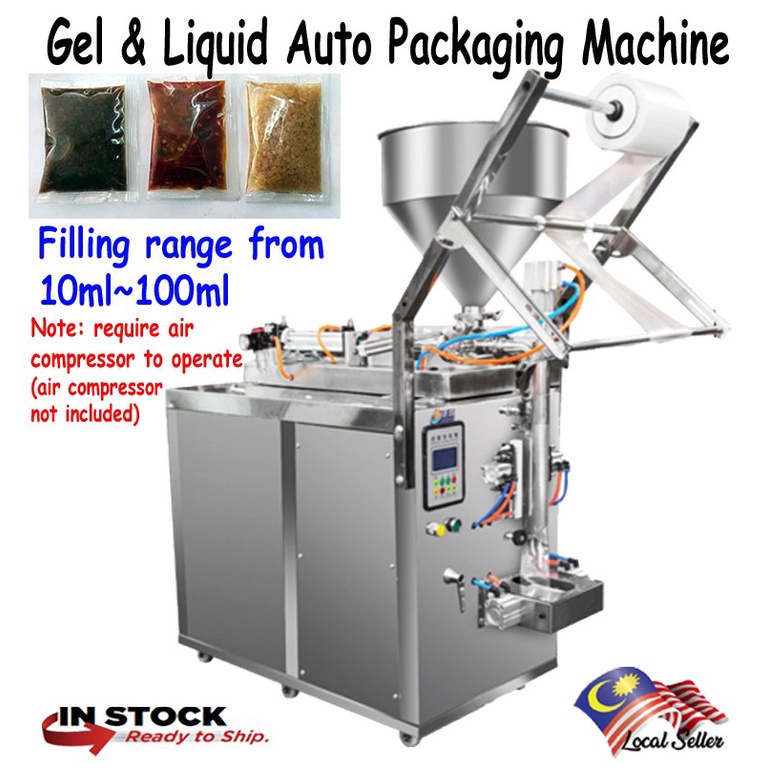 Paste & Liquid Auto Packaging Machine / Mesin Pembungkus Auto Bagi Pes ...