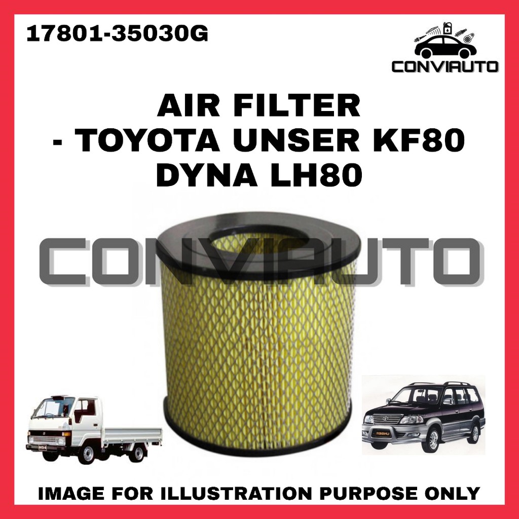 TOYOTA UNSER KF80 DYNA LH80 ~ AIR FILTER (17801-35030) | Shopee Malaysia