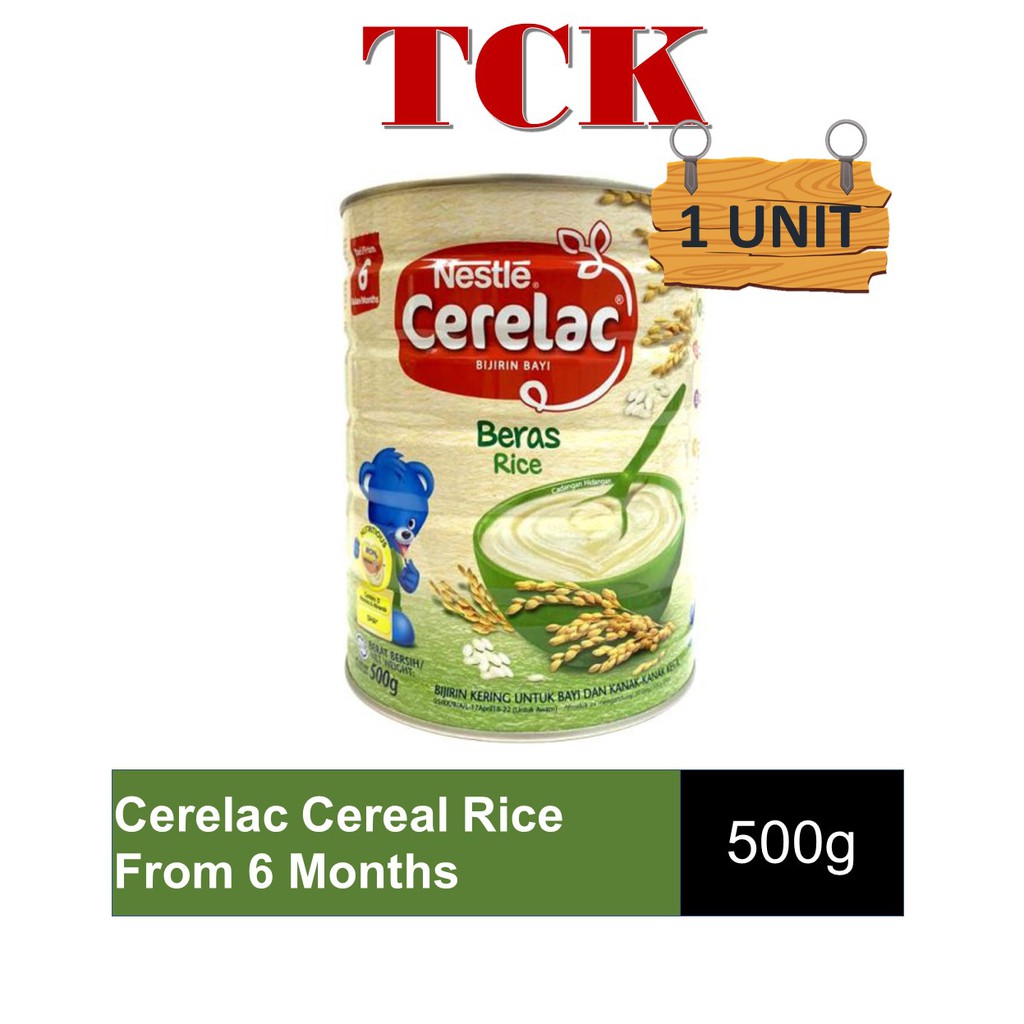 Nestlé Cerelac Cereal Rice Infant Cereal From 6 Months 500g, 1unit - TCK | Shopee Malaysia