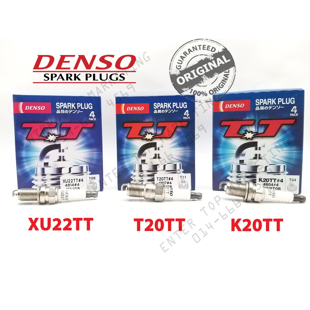 Spark Plug Denso Nickel TT K20TT T20TT XU22TT IRIDIUM NGK Myvi Alza ...