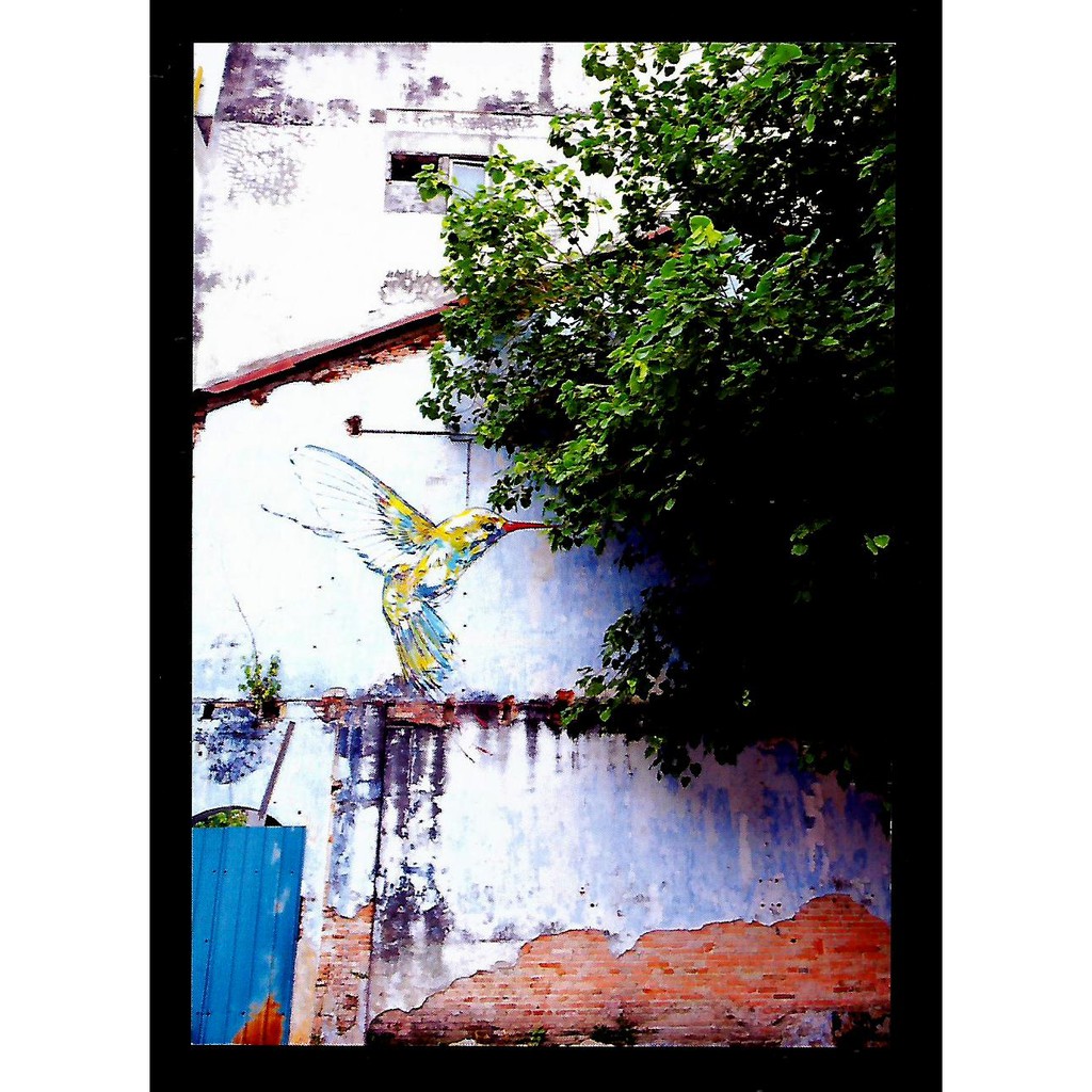 Malaysia Postcard - IPOH Mural Wall Arts Hummingbird | Shopee Malaysia