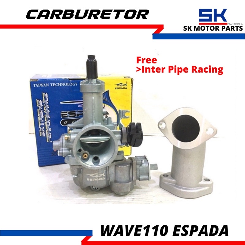 Carburetor Wave110/Wave Alpha Cx ESPADA Original(carb karb wave110 ex5 ...