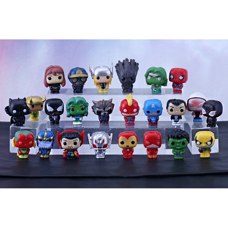 Marvel Jumanji Token Avengers Cute Black Widow, Star Lord,Thor,Groot ...