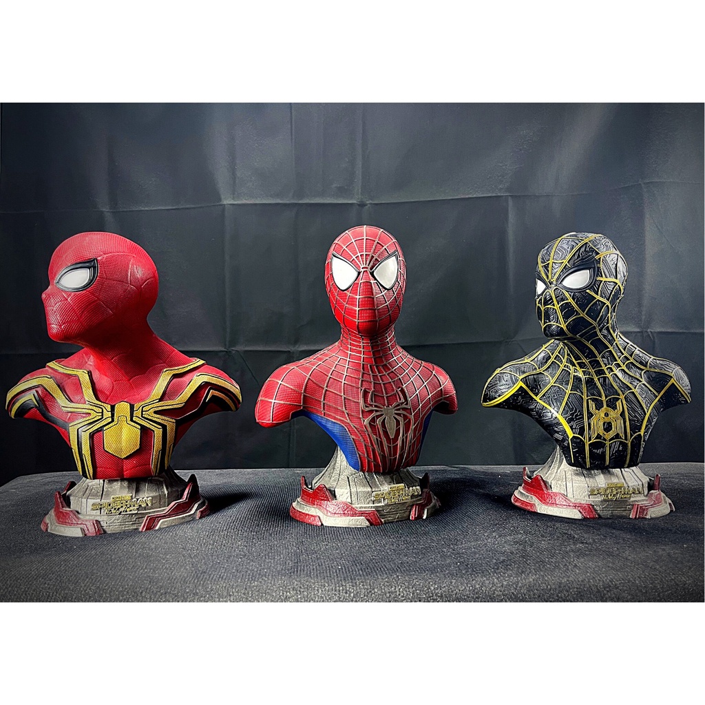 Spider-man bust model 36cm | Shopee Malaysia