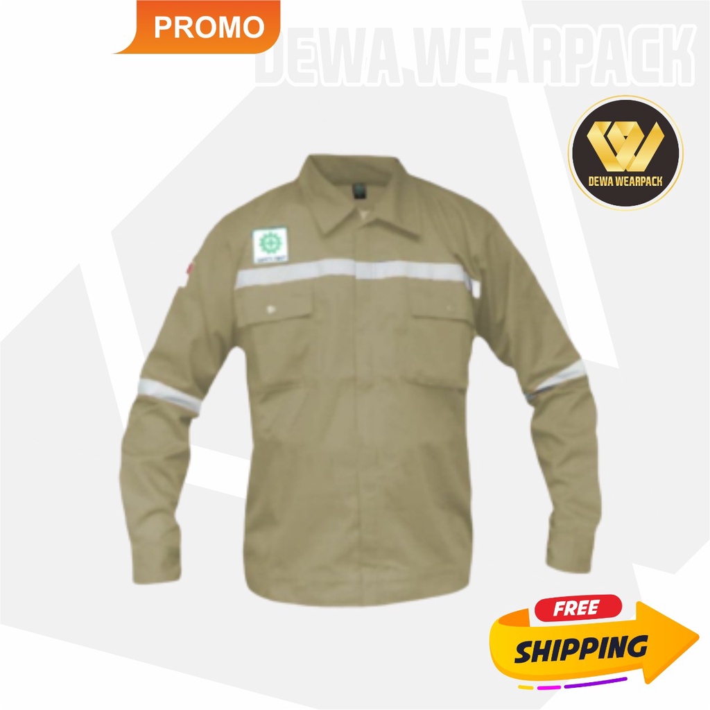 KEMEJA Wearpack Safety Tops PLAIN COLOR (Safety Shirts/K3 Clothes/Field ...