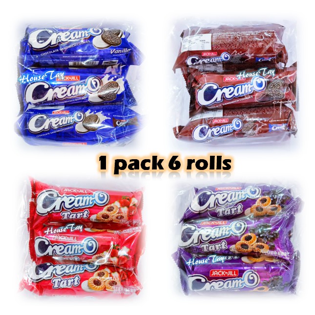 Cream-O Vanilla / Chocolate / Strawberry / Blueberry (65gX6pack ...