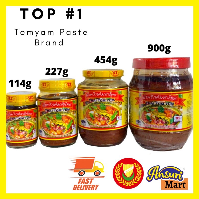 900 G (XL) TOM YUM KUNG PASTE THAI TOMYAM PASTE TOMYAM PASTE THAILAND ...