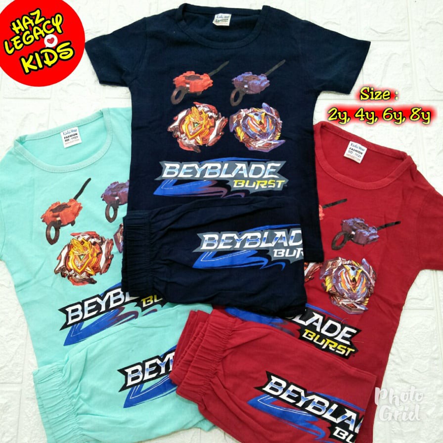 Beyblade Set (Kids & Big Size) Baju Budak Murah | Shopee Malaysia
