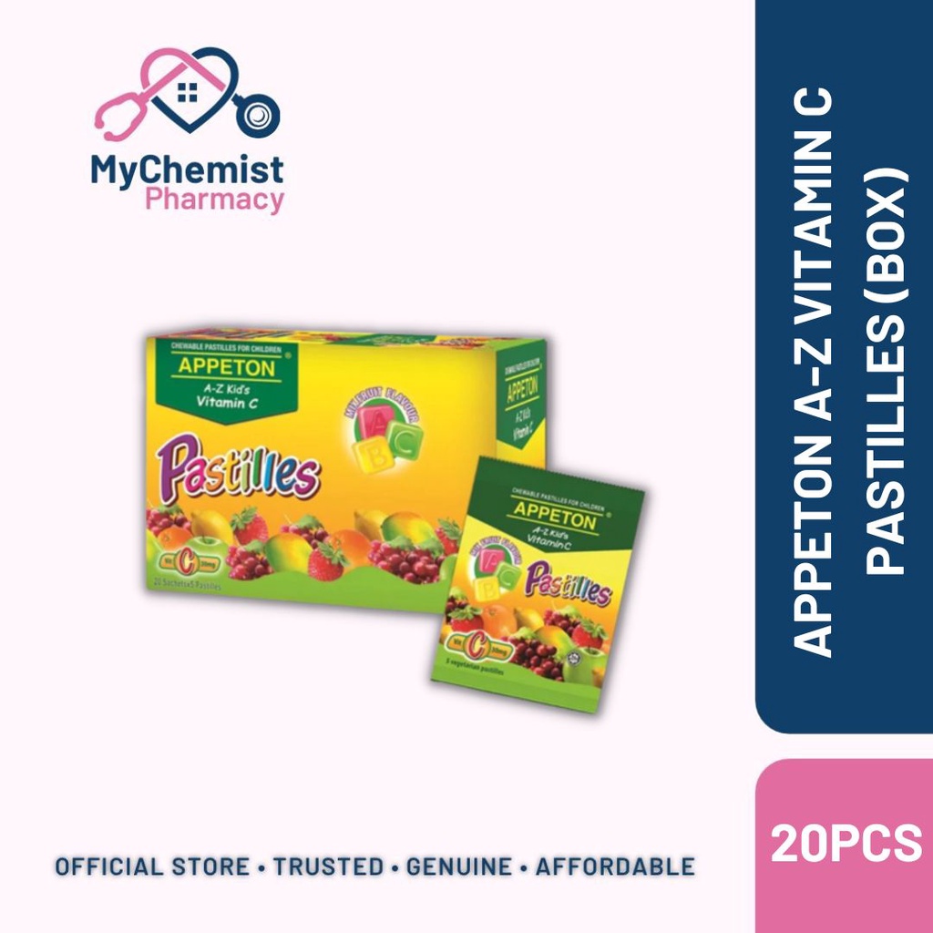 Appeton A-Z Vitamin C Pastilles 20 Packets (Box) | Shopee Malaysia