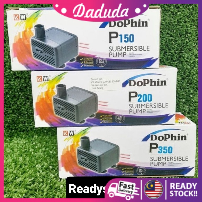 Dophin Submersible Water Pump P150 P200 P350 | For Aquariums , Fountains , Ponds | Shopee Malaysia