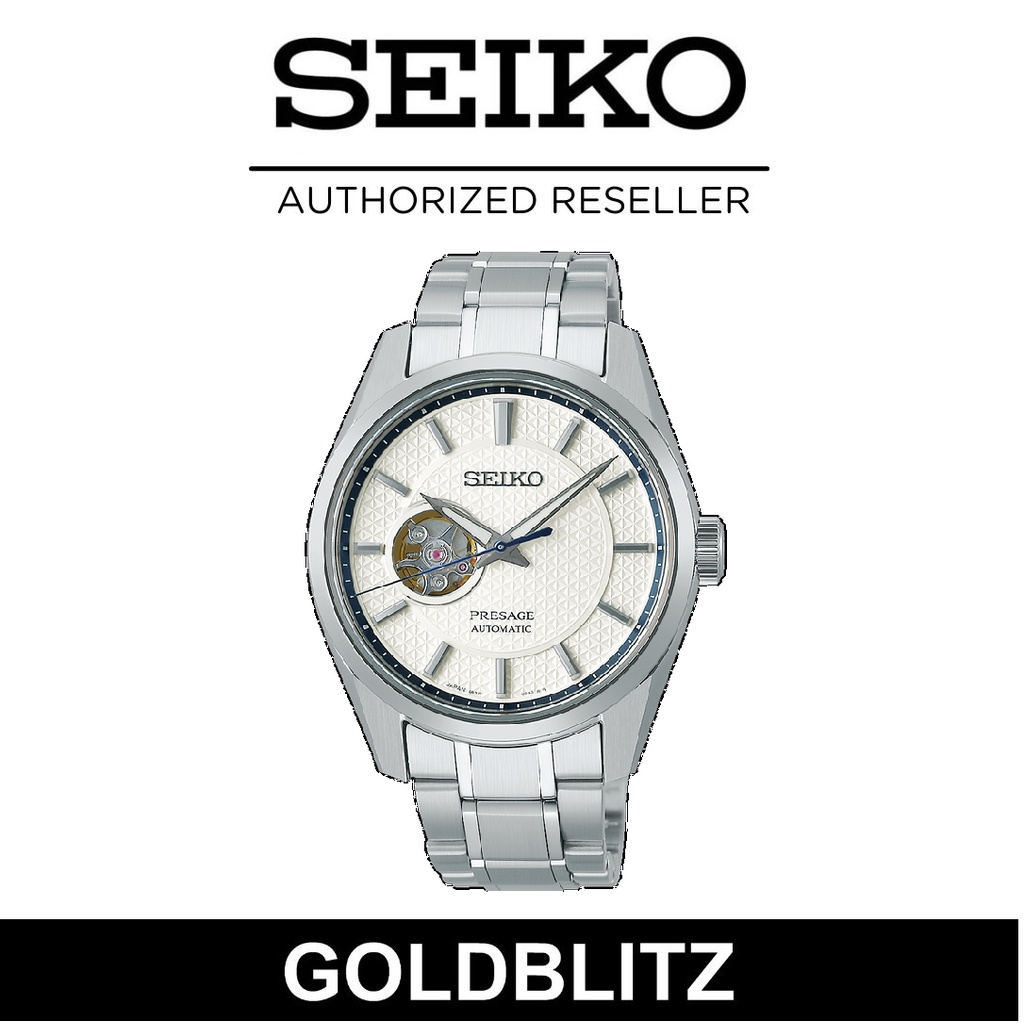 Seiko Presage Sharp Edged Prestige SPB309J1 Midday Open Heart ...