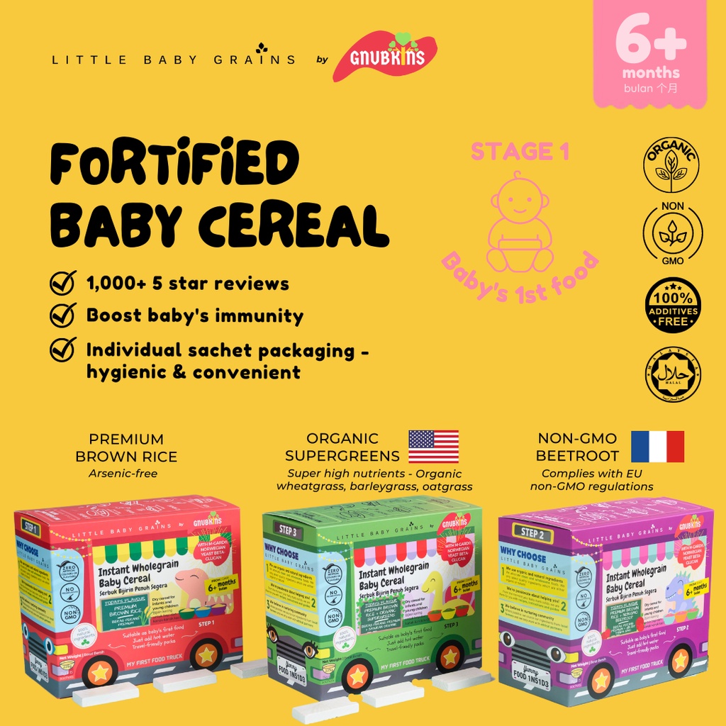 Non-GMO Beetroot Instant Wholegrain Baby Cereal for 6 Months / Little ...