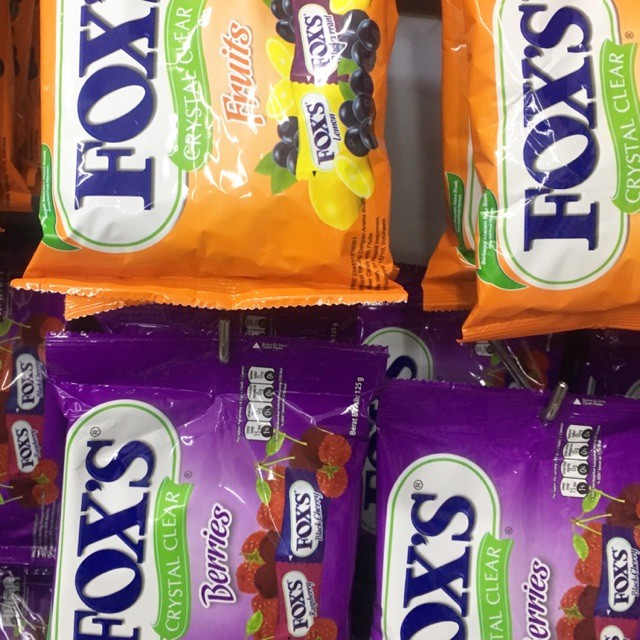 FOX'S Crystal Clear Candy- Fruits | Berries | Fruity Mints | Lemon ...