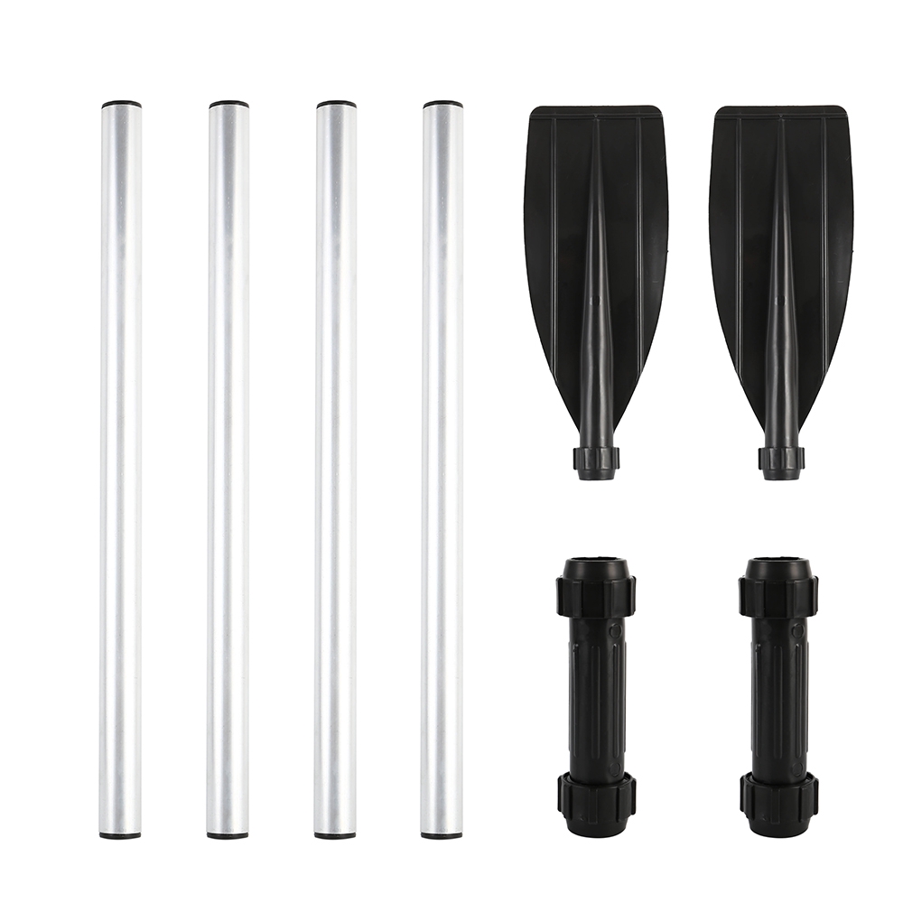 SIN 2pcs Aluminum Detachable Afloat Kayak Oars Boat Rafting Canoe ...