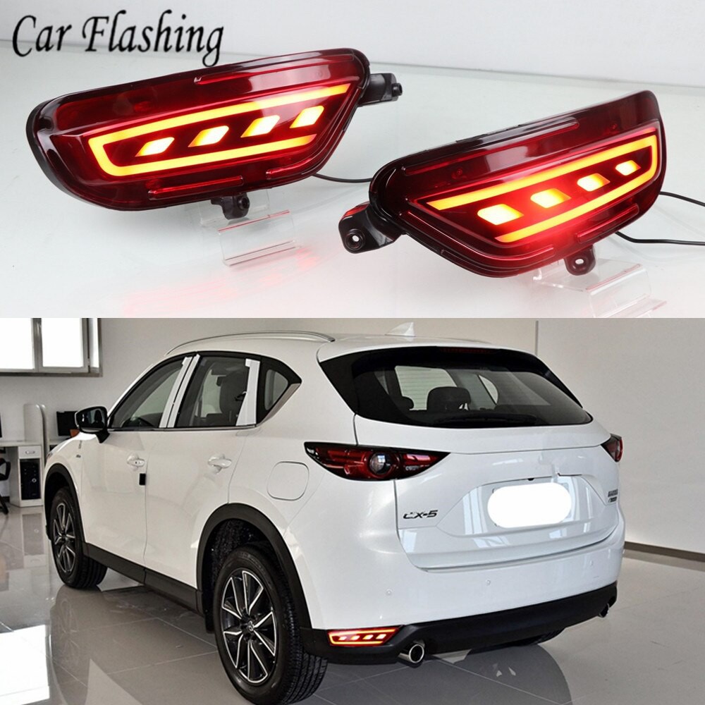 Mazda CX-5 CX5 2018 2019 2020 LED Rear Bumper Reflector Tail Light Driving Stop Brake Lamp with ...