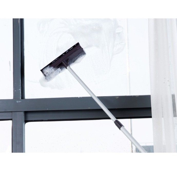 Glass Window Wiper (Adjustable Handle) | Shopee Malaysia