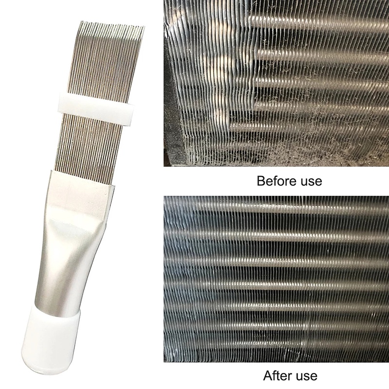 KIPRUN Air Conditioning Fin Cleaning Comb Stainless Steel Fin ...