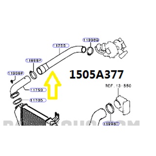 MITSUBISHI TRITON KB4T-2012 KL3T PAJERO-SPORT HOSE TURBO INTERCOOLER ...