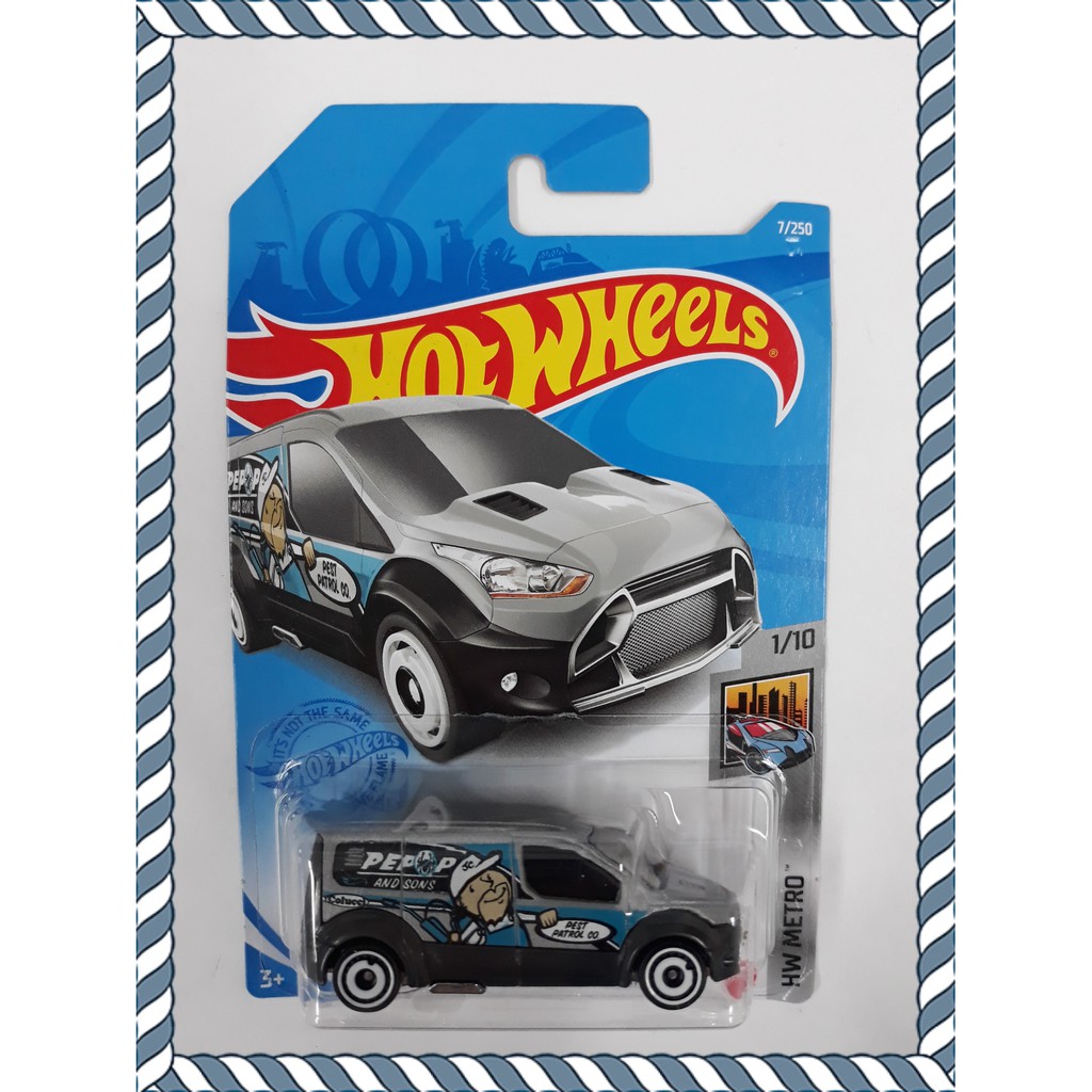 Hot Wheels Car with card Ford Transit Grand Cross Quad Rod Roller ...