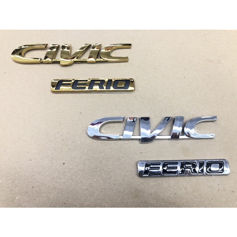 Emblem logo honda emblem civic EK emblem ferio emblem honda gold ...