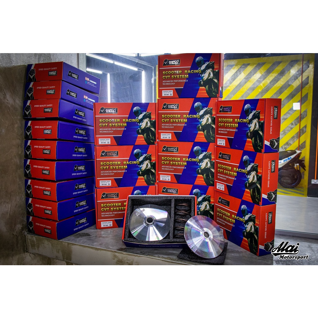 MOSA RACING XMAX 250 / 300 PULLY KIT WITH TOUQUE SPRING | Shopee Malaysia