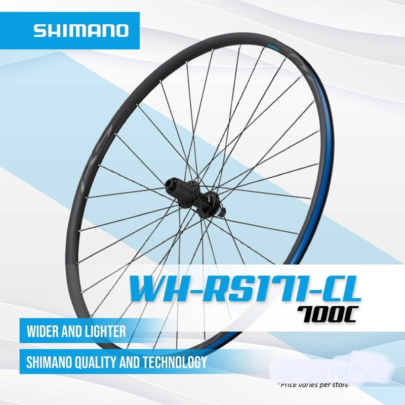 WHEELSET SHIMANO RS171 WH-RS171 DISC BRAKE ALLOY | Shopee Malaysia