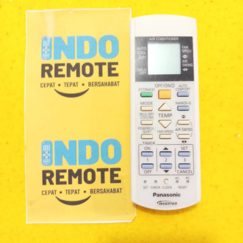 ORIGINAL PANASONIC INVERTER AC REMOTE | Shopee Malaysia