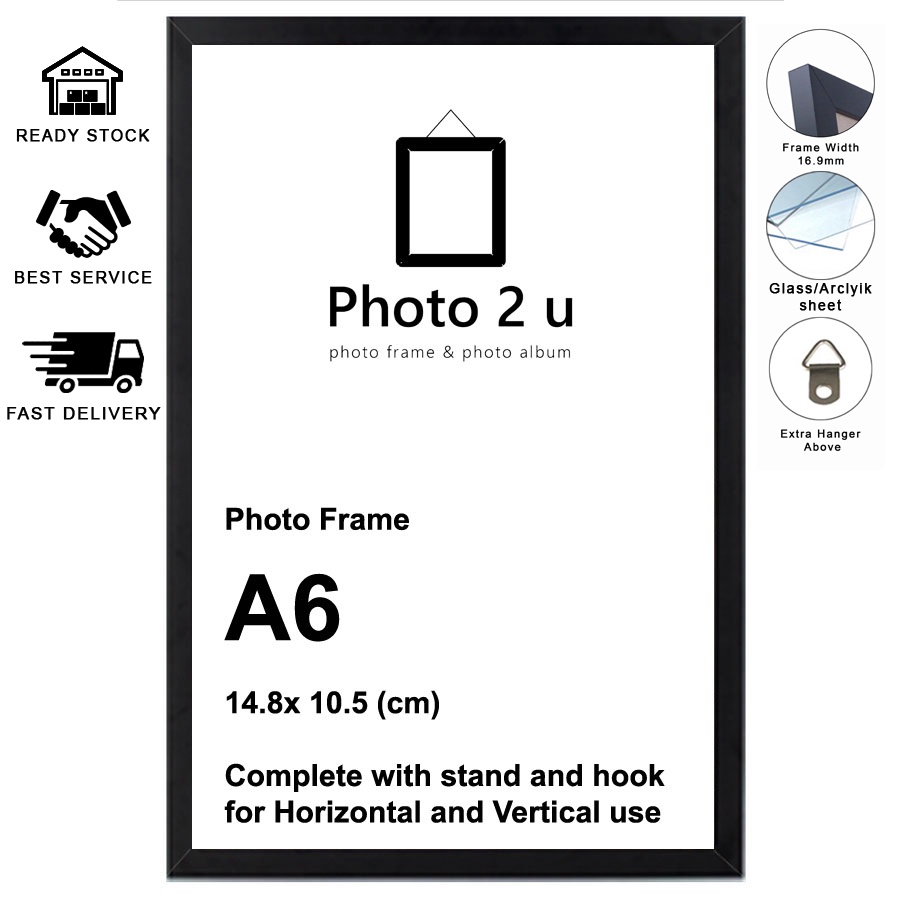 🔥🔥6.18 Big Deals🔥🔥 Gambar Frame A6 Poster Frame /Photo Frame/ Photo ...