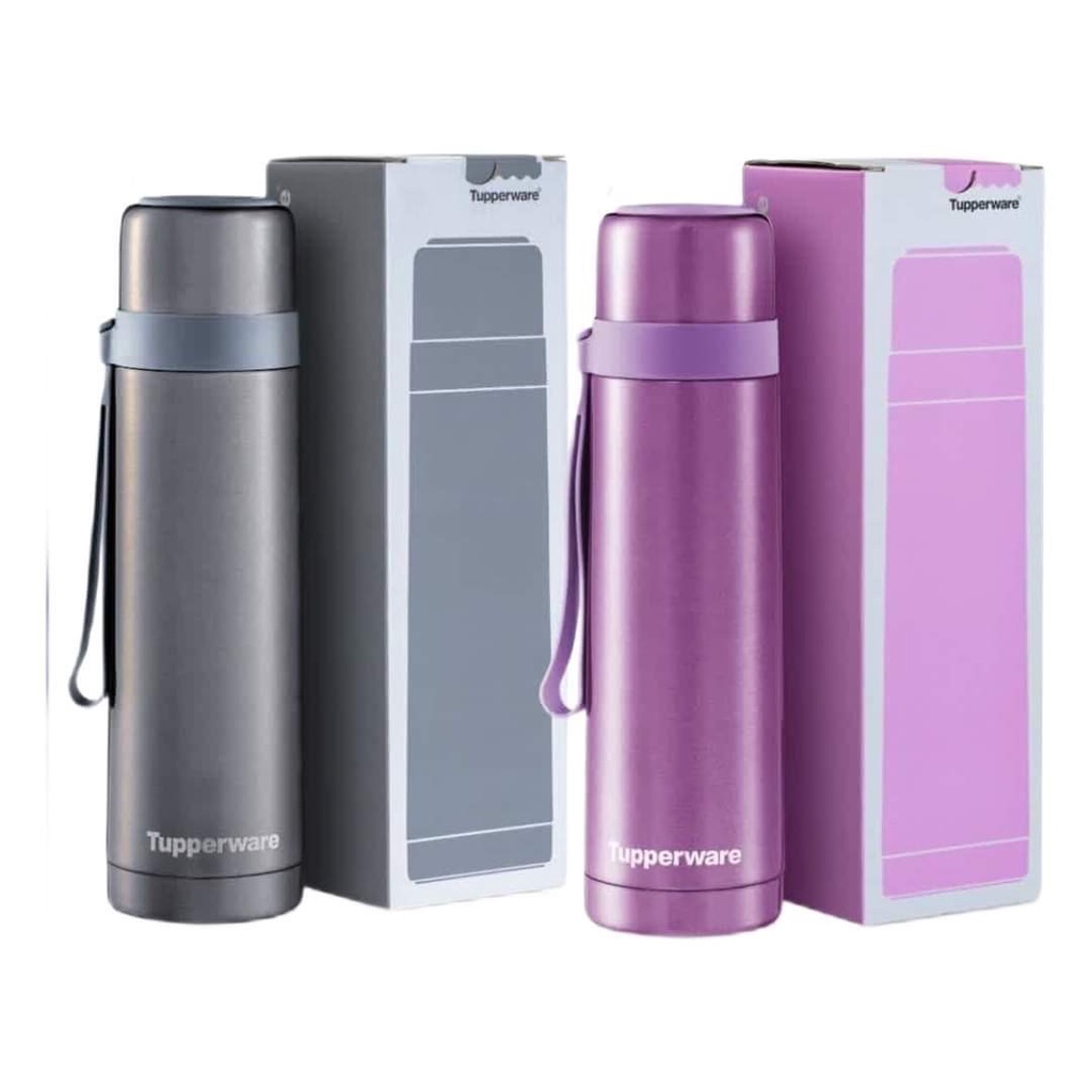 6 Designs: Tupperware Thermal Duo Tup Flask 500ml - Flip N Slip Flask ...