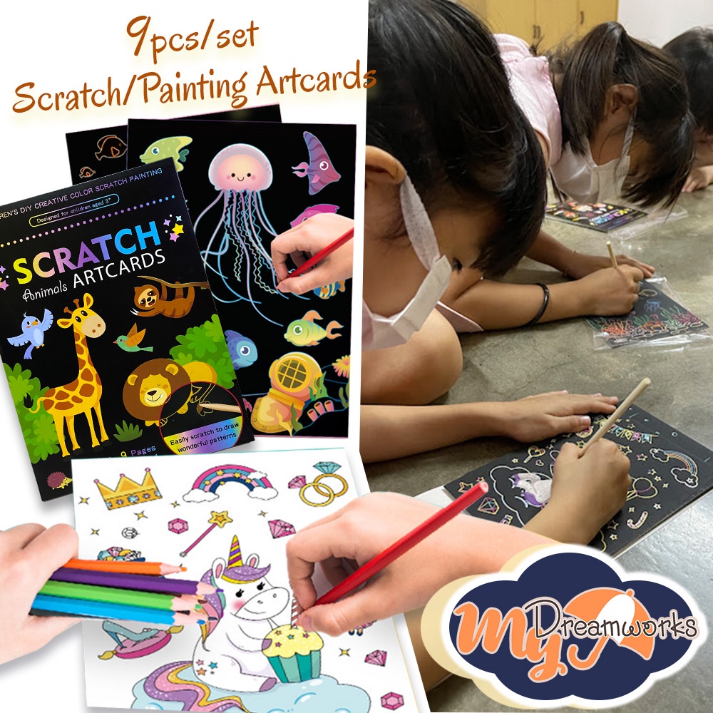 Mydreamworks Art & Craft Kid Children Early Development Scratch Art ...