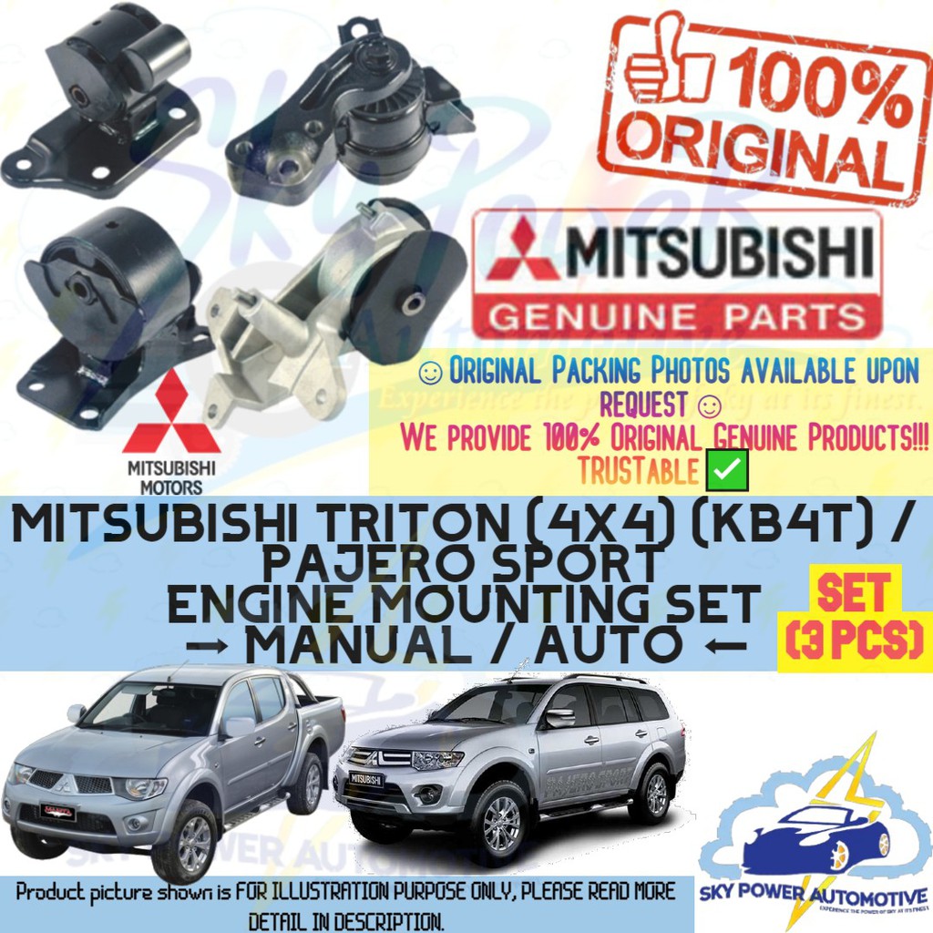 MITSUBISHI TRITON (4X4) (KB4T) / PAJERO SPORT (MANUAL/AUTO) 100% ...