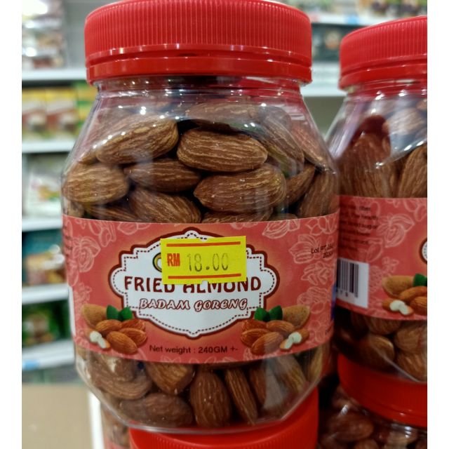 BADAM GORENG FRIED ALMOND 240GRAM | Shopee Malaysia