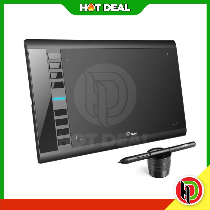 Hotdeal UGEE M708 Graphics Drawing Tablet, 10 x 6 Inch Large Drawing ...