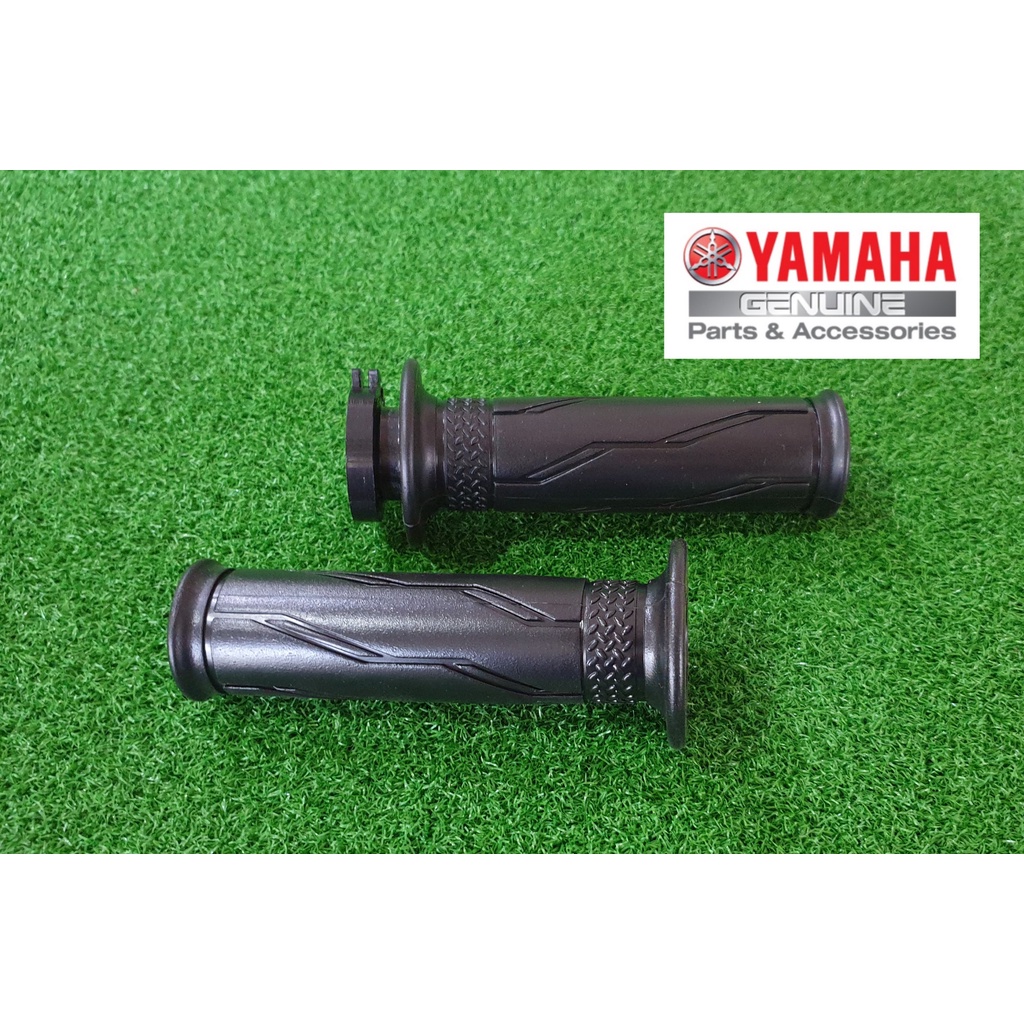 YAMAHA 100% ORIGINAL R25 HANDLE GRIP SET L & R END GRIP HANDLE GRIP ...
