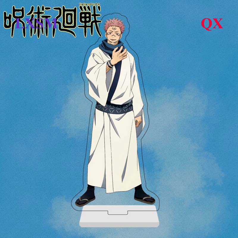 QX Anime Jujutsu Kaisen Figure Acrylic Stand Model Toy Yuji Itadori ...