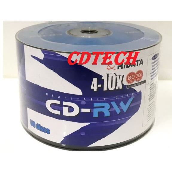 RIDATA HP CD-RW /CDRW CD Re-Writable 10X 10PCS /50PCS | Shopee Malaysia