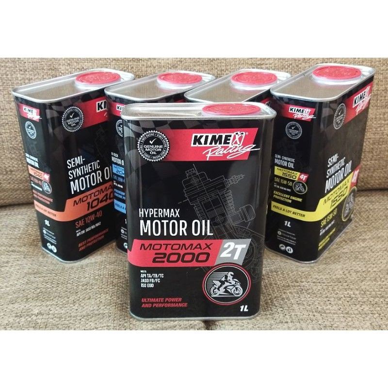 KIMEX RACING MOTOR OIL MOTOMAX 2000 / 2T - HYPERMAX (1 ltr) | Shopee ...