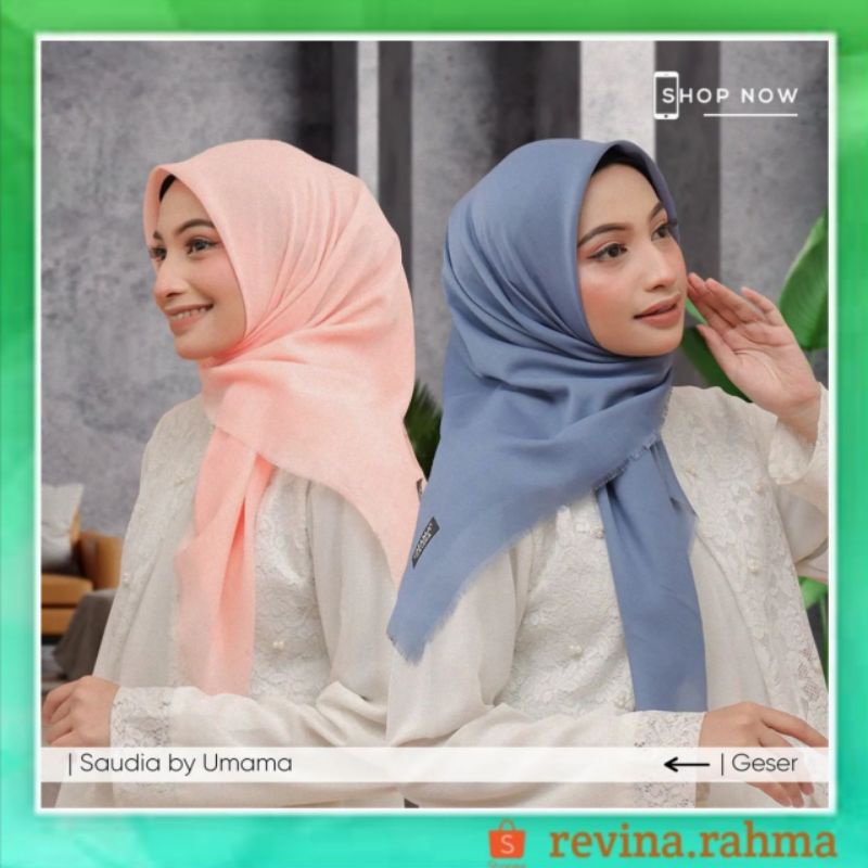 Umama Scarf saudia Quadrilateral hijab rectangular hijab, saudia rawis ...